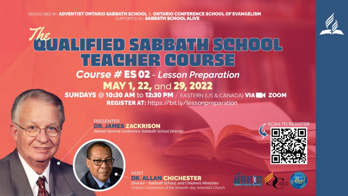 The Qualified Sabbath School Teacher Course ES 02 - Adventist Ontario ...